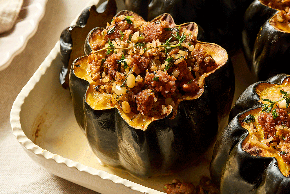 Festive Chestnut Pumpkins with Spiced Mince | Redefine Meat